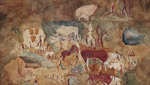 古埃及饲养羚羊壁画,饲养羚羊埃及壁画,饲养羚羊壁画_大山谷图库